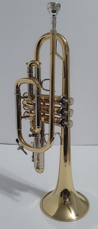 Bach Stradivarius #M/L Bore Cornet #37 , Bach 6 mouthpiece & | Reverb