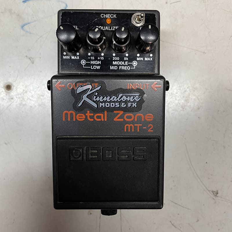 Boss MT-2 Metal Zone Kinnatone Mod | Reverb