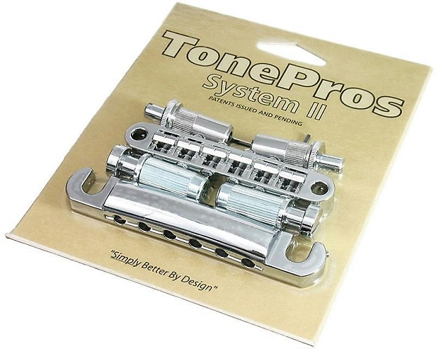 TonePros LPCM02 Locking METRIC Tune-o-matic Bridge & | Reverb