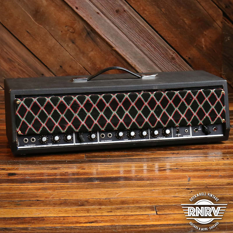 1960s Teisco Checkmate 50 Amp Head w/ Reverb & Tremolo | Reverb