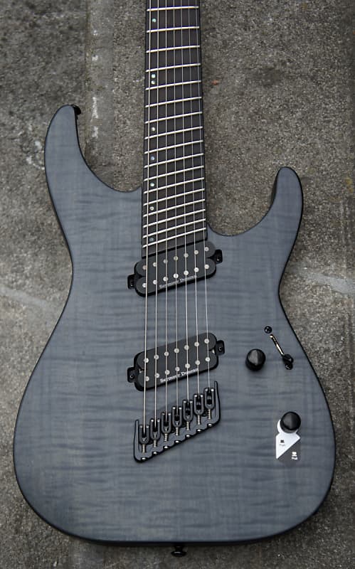 ESP LTD M-1007 Multi-Scale - See Thru Black Sunburst | Reverb Canada
