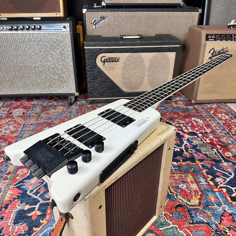 Hohner B2 Professional Headless Bass 1987 White w/ Bag | Reverb Canada