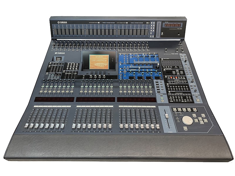 Yamaha DM 2000 VCM 96-Chan Digital Mixer w- Interface Cards, | Reverb