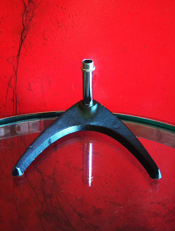 Vintage 1990's Atlas Sound DS14 cast iron microphone desk | Reverb