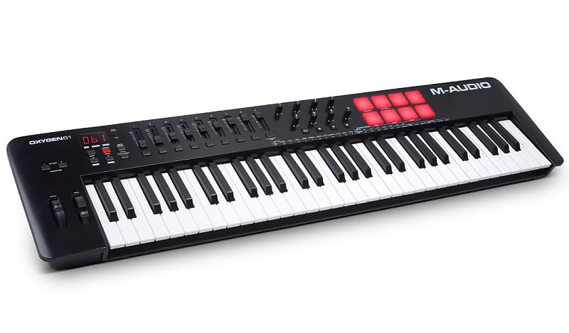 M-Audio Oxygen 61 V Keyboard 61-Key USB/MIDI Controller | Reverb