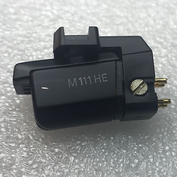 Shure M111 HE Black turntable phonograph record player | Reverb