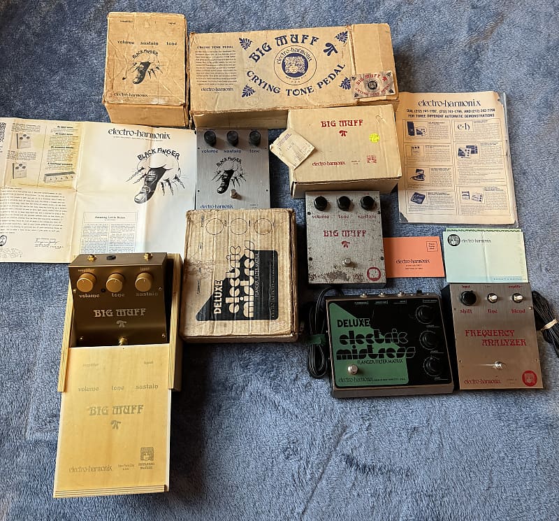1970s Electro Harmonix Collection Rare boxes read description | Reverb