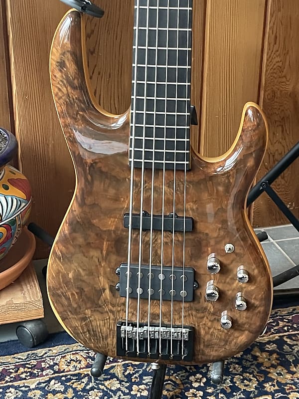 Carvin 6 String Custom Bass 90s Walnut | Reverb