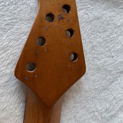 Musikraft Roasted Maple Guitar Neck, '57 Strat Profile, 25.5 | Reverb