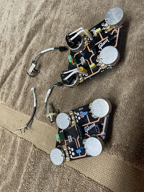 Gibson Pcb boards & (2) quick connect output jacks | Reverb