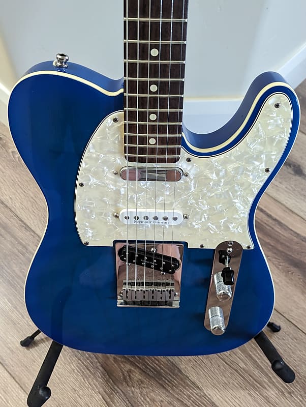 Fender American Delux Telecaster 1996 - Blue transparent | Reverb