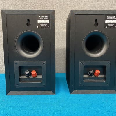 Klipsch R-14M Bookshelf Surround Sound Speakers Set - Tested | Reverb