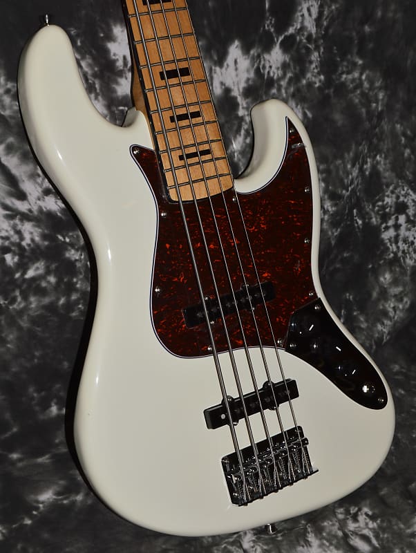 2021 Tagima 5 String TJB5 Bass - Olympic White | Reverb