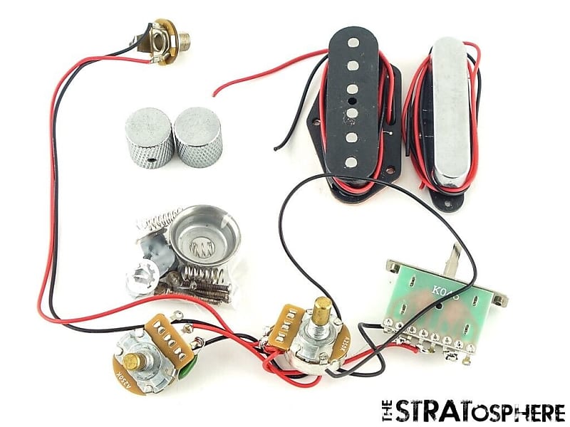 Fender Squier 40th Anniv Vintage Tele PICKUPS POTS KNOBS JACK | Reverb