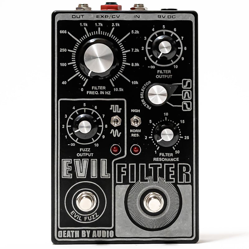 Death By Audio Evil Filter - Multi Mode Filter Fuzz Effect | Reverb