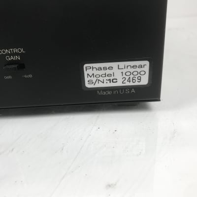 Phase Linear Model 1000 Series II | Reverb