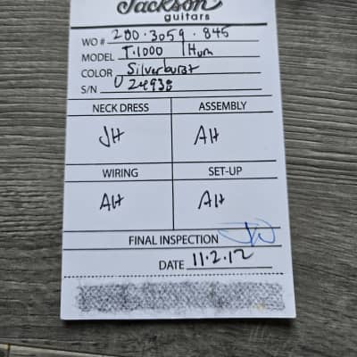 Jackson Custom Shop Scott Ian T-1000 Soloist | Reverb