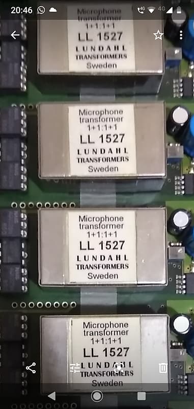 8X Lundahl LL1527 Microphone Input transformer | Reverb