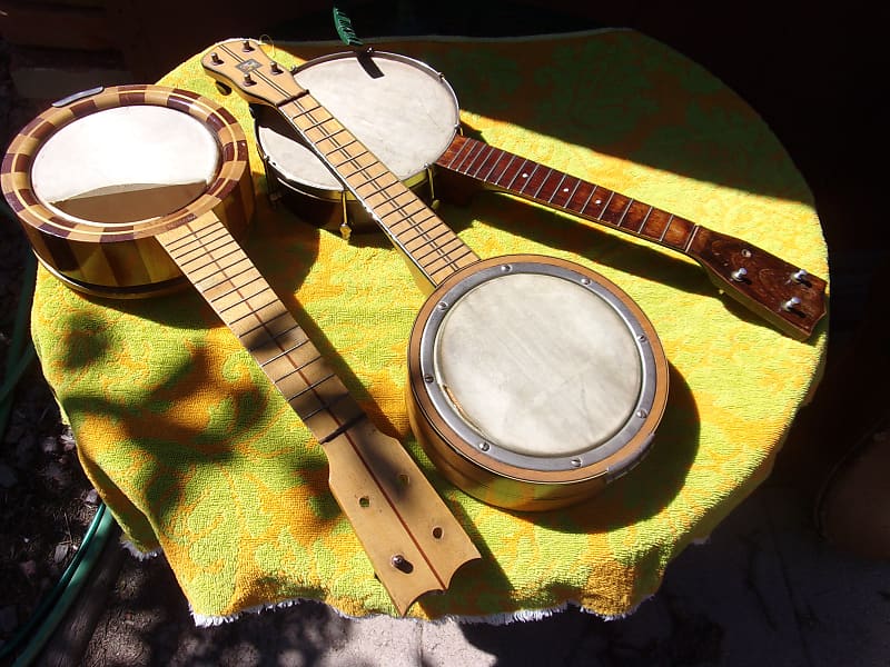 Revised...PROJECT: Three Banjo-Mando's, 1920's-30's? Stella, | Reverb