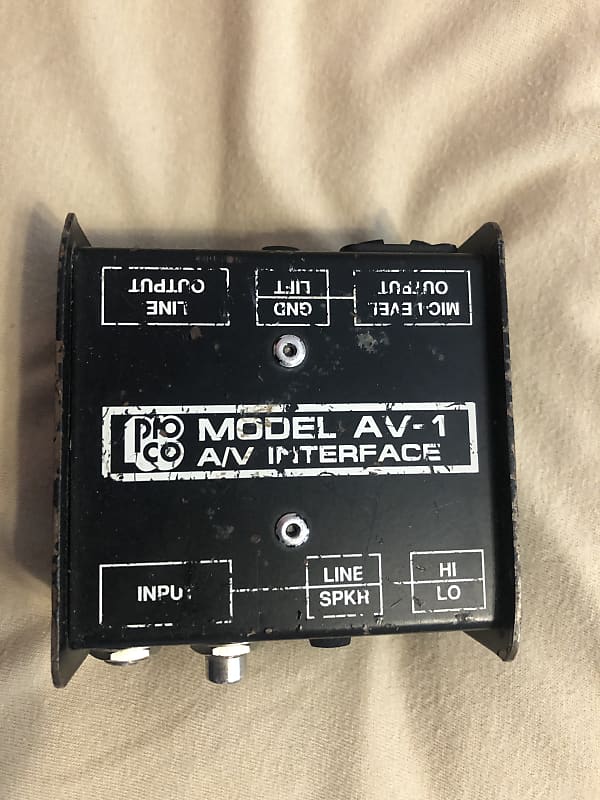 ProCo Model av-1 1990 Black | Reverb