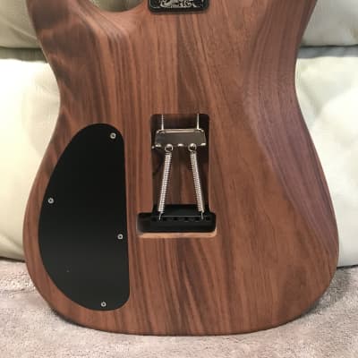 Warmoth Charvel Super Strat Loaded Guitar Body Walnut/Padouk | Reverb