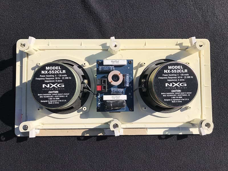 NXG Custom NX-552CLR Wall Ceiling 2 Way Speaker Set Center | Reverb