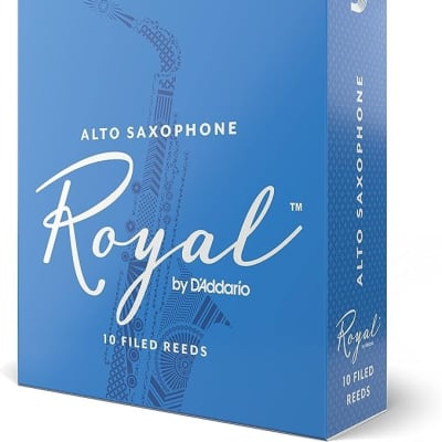 Rico Royal Alto Sax Reeds Strength 2.5 Box of 10 | Reverb