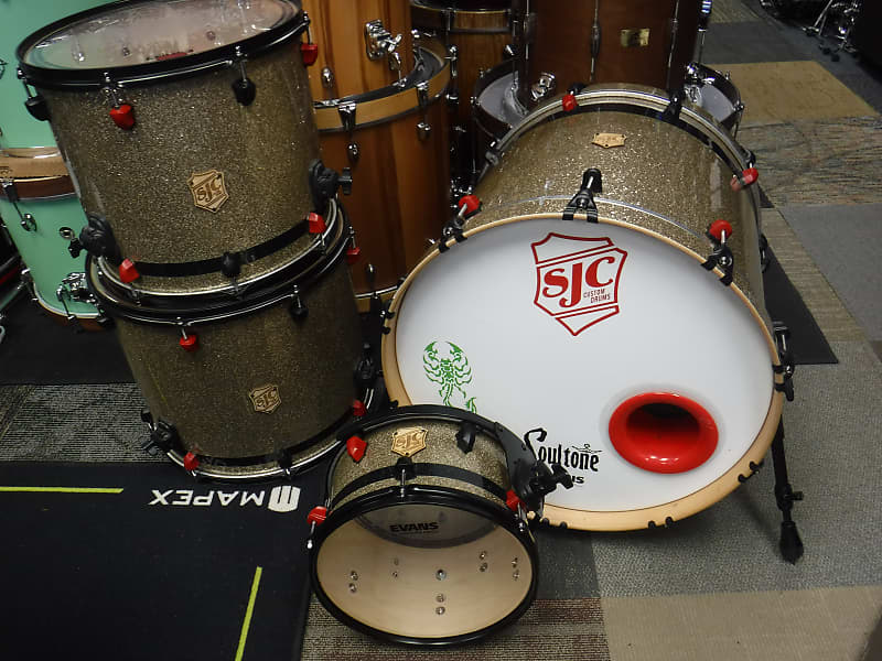 SJC Custom USA 4 pc Maple drums | Reverb