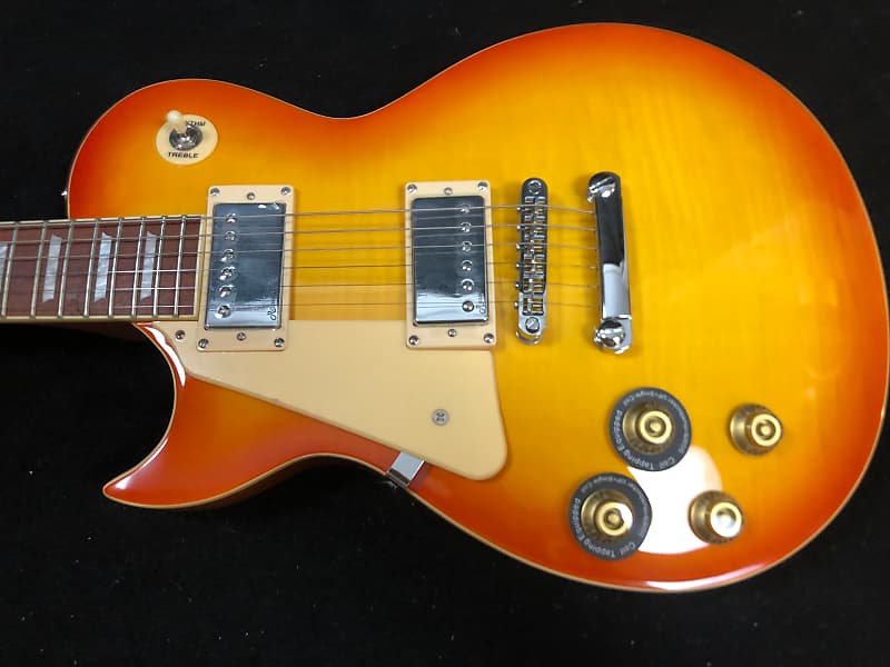 Harley Benton SC-450PLUS LH HB Honey Burst LP 2024 w/ Coil | Reverb