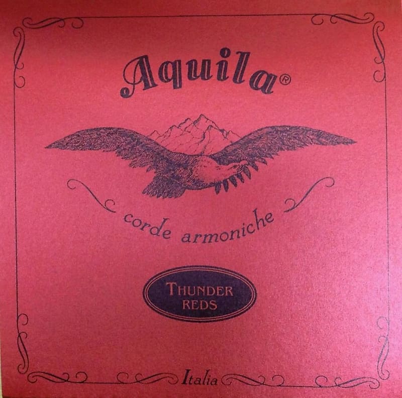 AQUILA THUNDER RED BASS UKULELE STRINGS/UBASS/4 STRING SET | Reverb