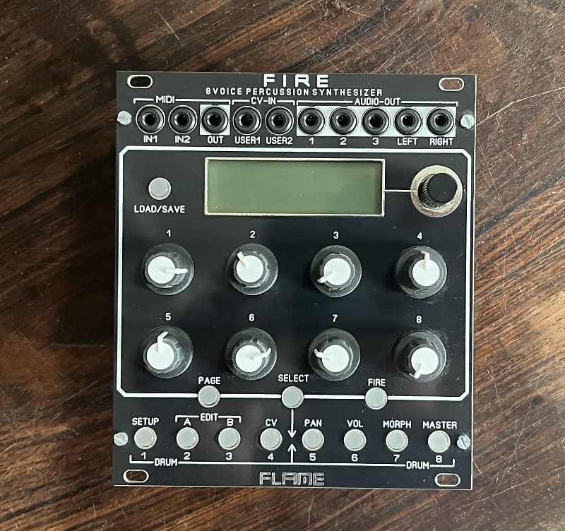 Flame FIRE 8 Voice Drum & Percussion Synth-Module 2024 | Reverb
