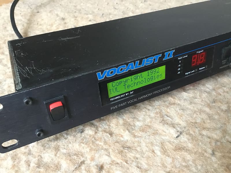 Digitech Vocalist II Vocal Harmony Effects MIDI Processor | Reverb