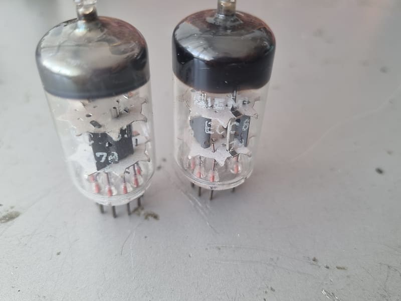 Matched pair 60's NOS Siemens 12AX7 / ecc83 - | Reverb Italia
