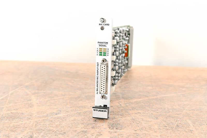 Studer Mic/Line In Card for D21m Modular I/O System CG01HEG | Reverb