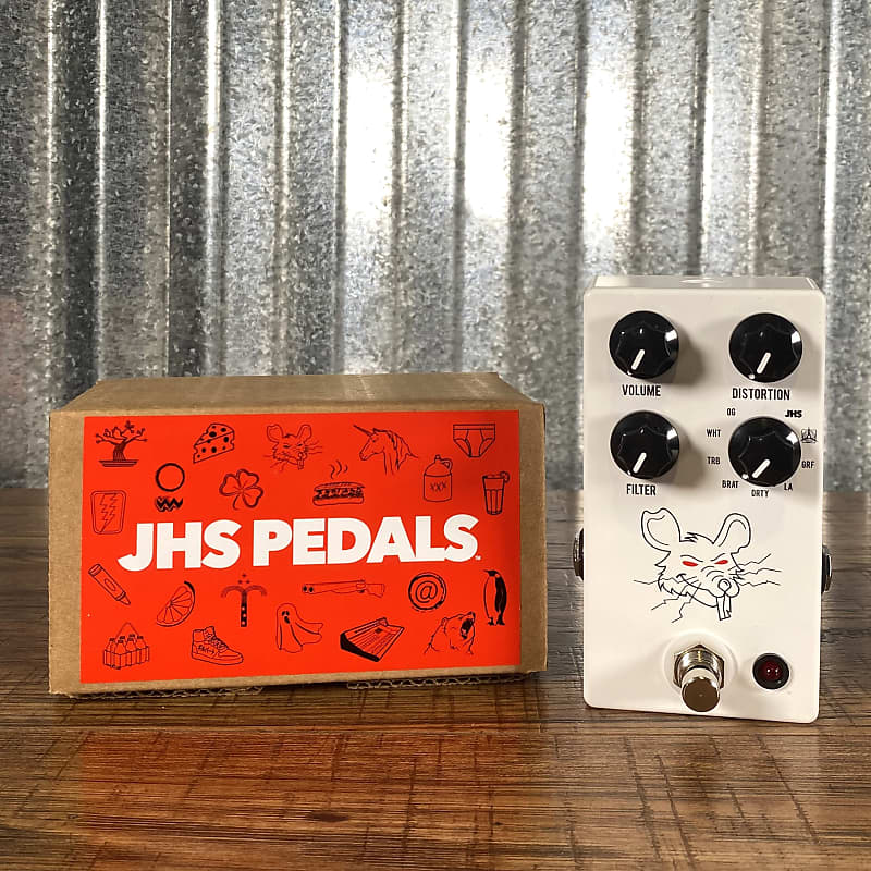 JHS Pedals Packrat 9 Rat Distortion Guitar Effect Pedal WHITE | Reverb