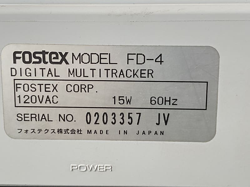 Fostex FD-4 digital multi tracker | Reverb