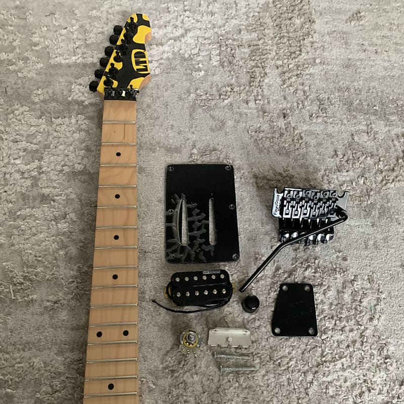 ESP LTD GL-200MT Neck, Floyd and Parts Tiger Finish | Reverb