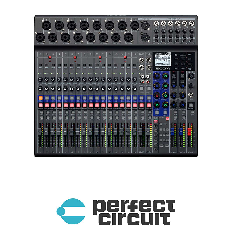 Zoom LiveTrak L-20 Mixer / Recorder | Reverb UK