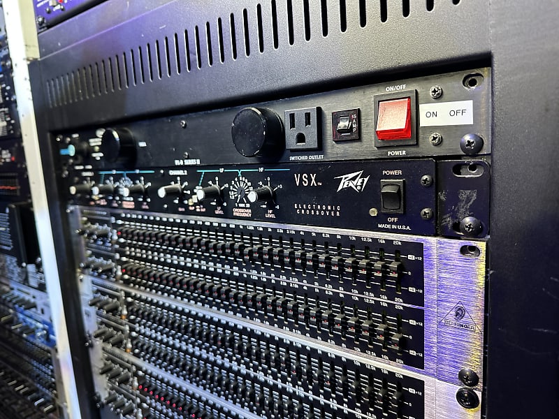 Vintage Peavey VSX stereo mono rack mount crossvover | Reverb