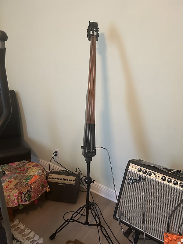 Dean electric upright bass Pace-B CBK - Black gloss | Reverb