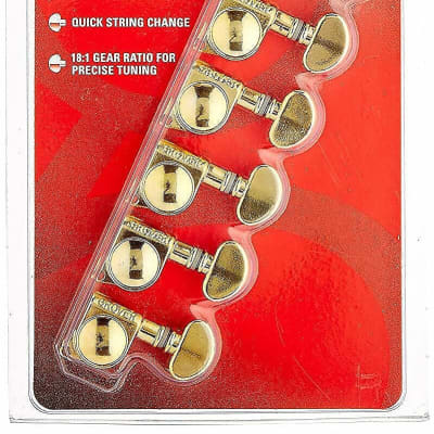 Grover 106 C . 3 on a side- large, self lock gears in Chrome | Reverb