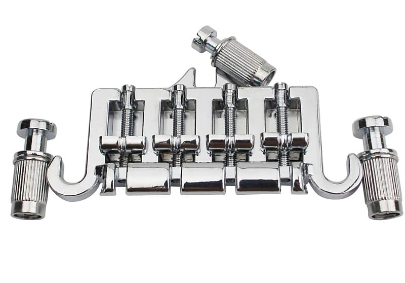 3 Point 4 String Bass Bridge Tailpiece – Zinc Alloy Bridges | Reverb