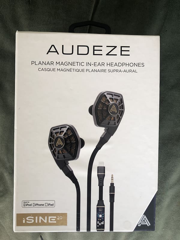 Audeze iSine 20 Planar Magnetic In-Ear Headphone 2020s | Reverb