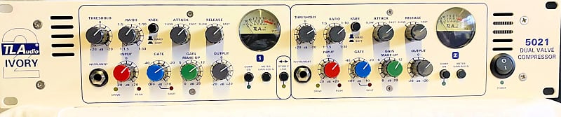 TL AUDIO 5021 MkII Ivory Series - Dual Valve Compressor | Reverb UK