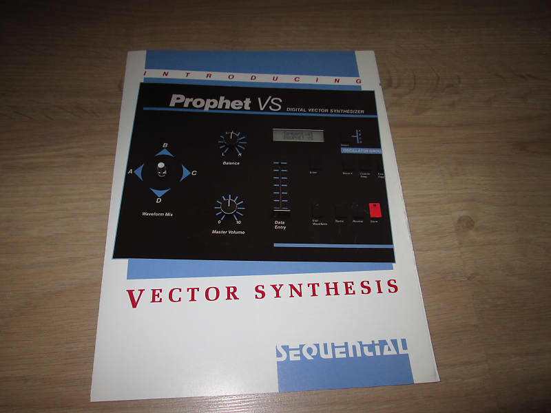 Sequential Circuits Prophet VS Catalog - Original Vintage | Reverb UK