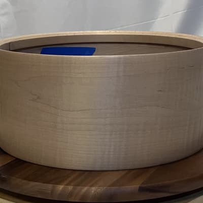 Famous Drum Company 6x14” Steam-bent, Single-ply, Solid Curly | Reverb