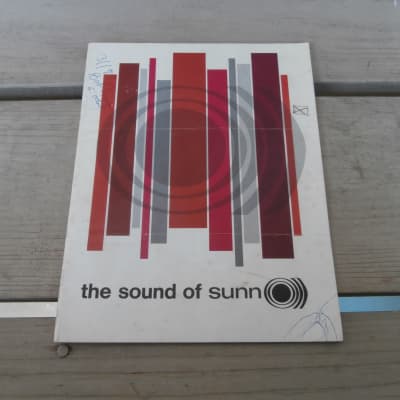 Vintage Circa 1968 Sunn Amplifier Catalog! Rare, Original | Reverb