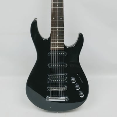 Samick LK-357L/BK Seven String Electric Guitar Black | Reverb