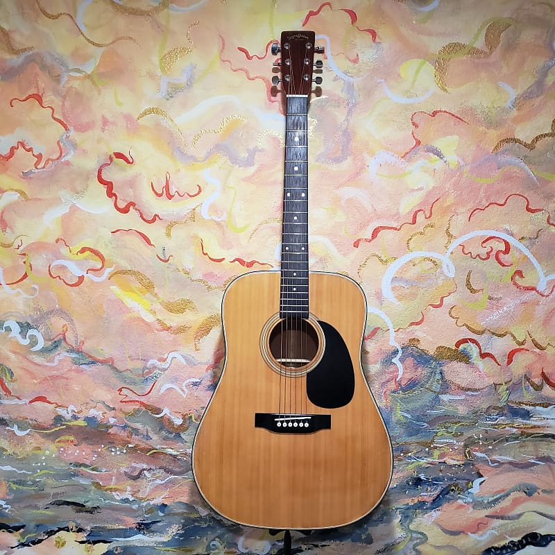 Sigma DM-5 6-String Acoustic Guitar Natural (Used) "Made In | Reverb