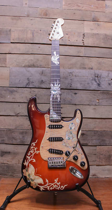 Custom Inlaid Strat Style Electric Guitar w/ DiMarzio | Reverb